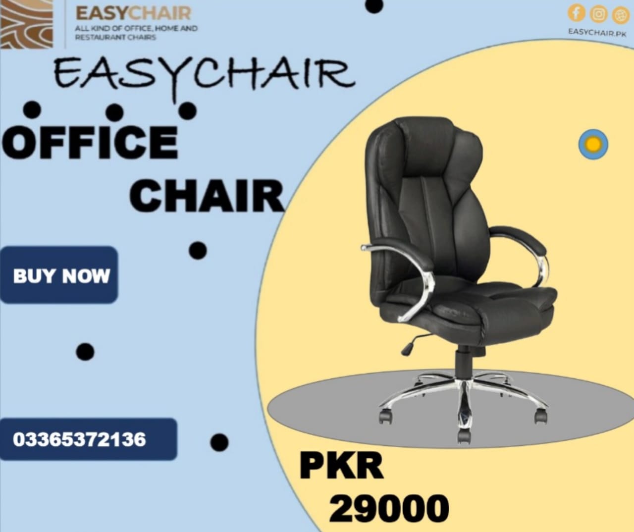 Office Revolving Chair 055 – Easy Chair PK