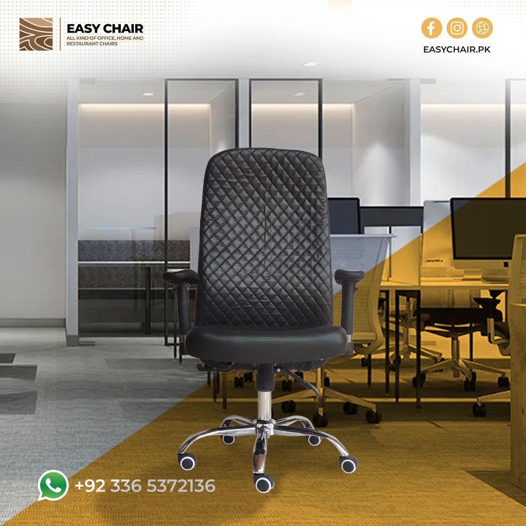 Office Revolving Chair 3513 A Black – Easy Chair PK